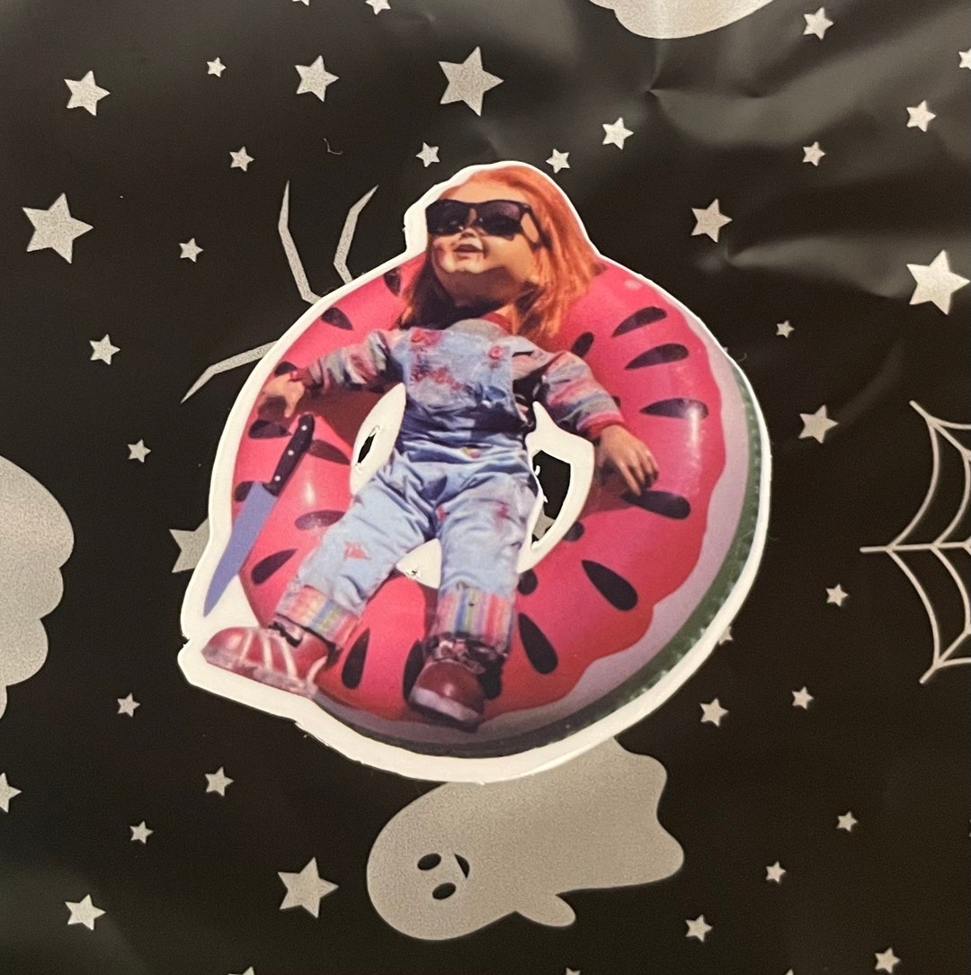Chucky Evil Red Hair Doll Sticker Ll Perfect for Horror Fans Summerween ...