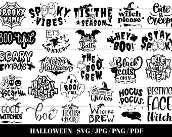 HALLOWEEN SVG, Halloween Svg Bundle, Halloween Cut Files for Cricut ...
