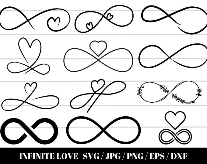Infinity Symbol SVG, Infinity PNG Bundle, Infinity Clipart, Infinity ...