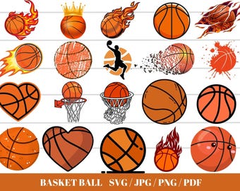 Basketball SVG Files Basketball Cut Files Basketball Vector Files ...