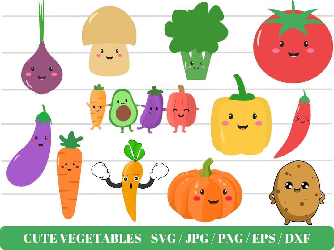 Vegetable Svg Bundle,food Svg,pumpkin Svg,vegetable Clipart Vector Svg ...