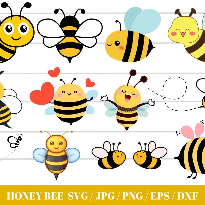 Bumble Bee Svg - Etsy
