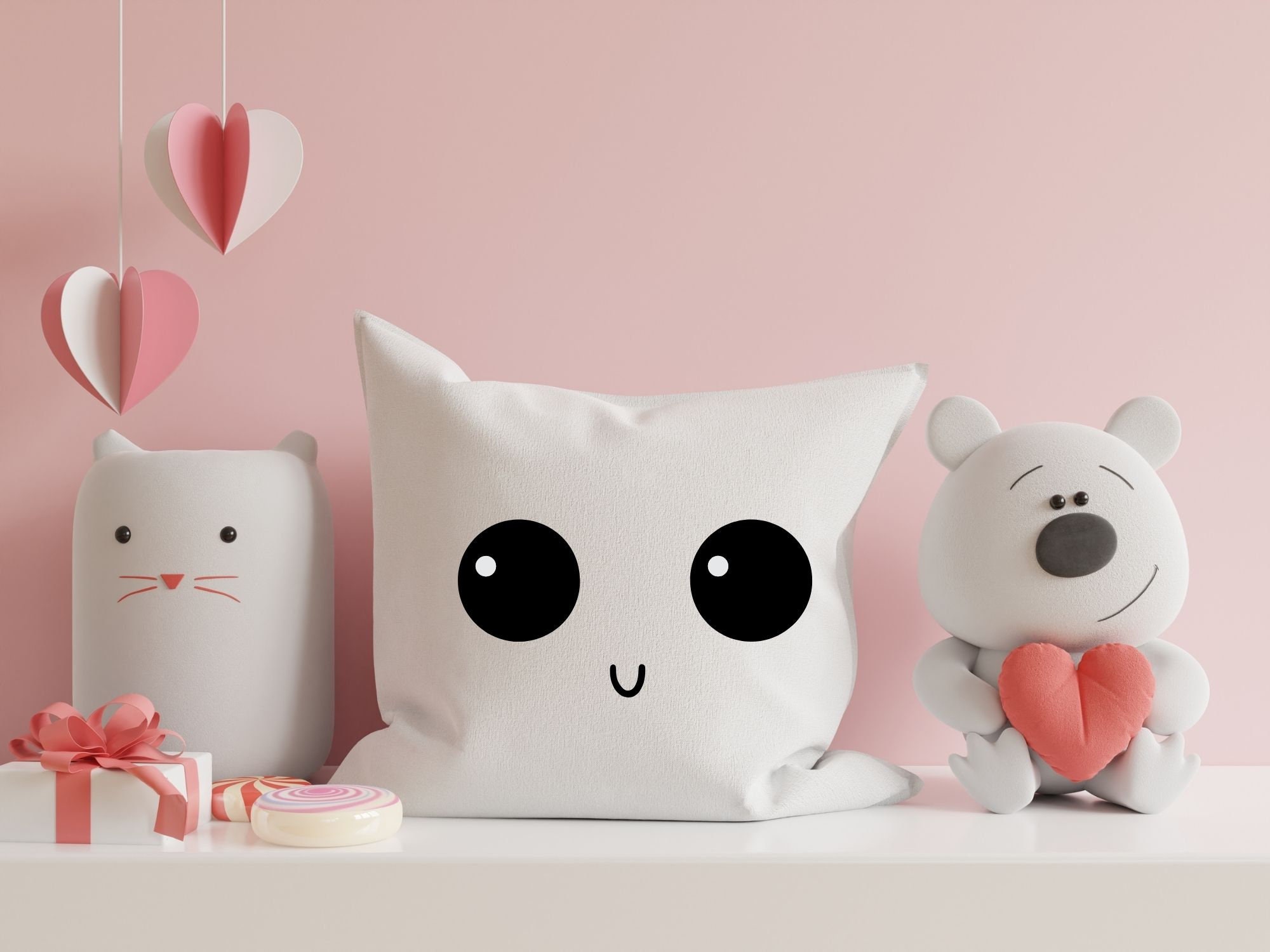 Smiley Face Svg Bundle, Cartoon Emotion Faces SVG Bundle, Kawaii Face ...