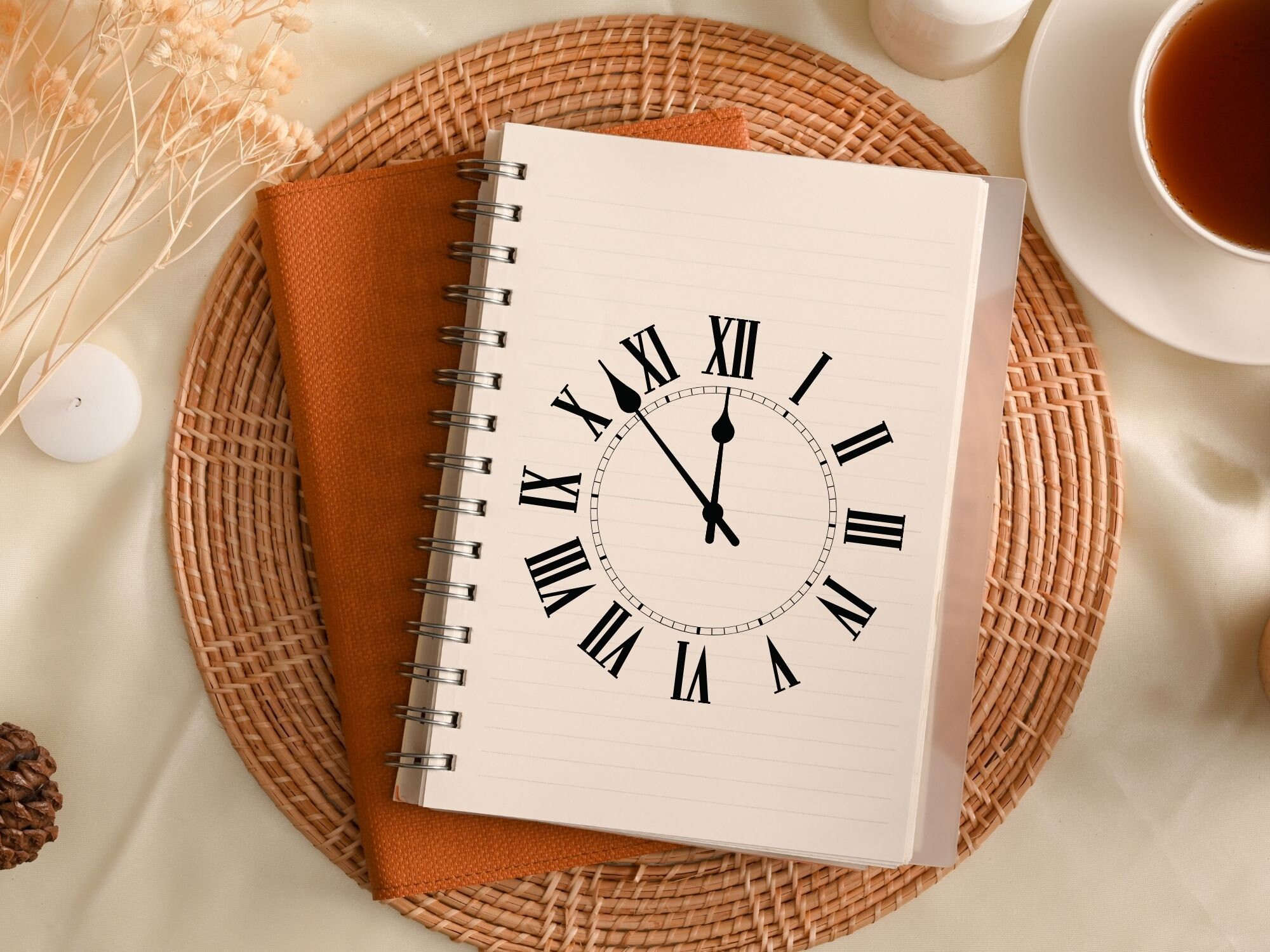 Clock Face SVG Bundle, Clock Svg, Clock Numbers Svg, Roman Numeral ...