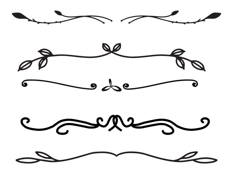 TEXT DIVIDERS SVG, Text Dividers for Cricut , Text Divider Clipart ...