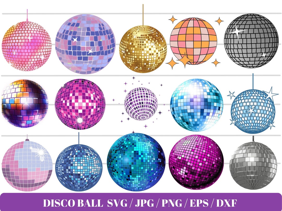 Disco Ball Svg, Disco Ball Png, Discoball Svg, Retro Svg, Groovy Svg ...