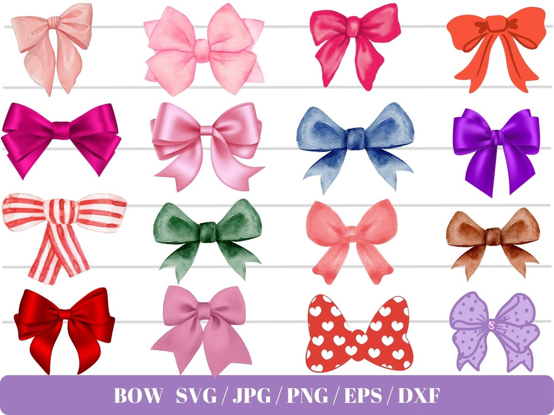 Bow Tie SVG Bow Outline SVG Bow Cut Files Bow Silhouettes Bow Tie Svg ...