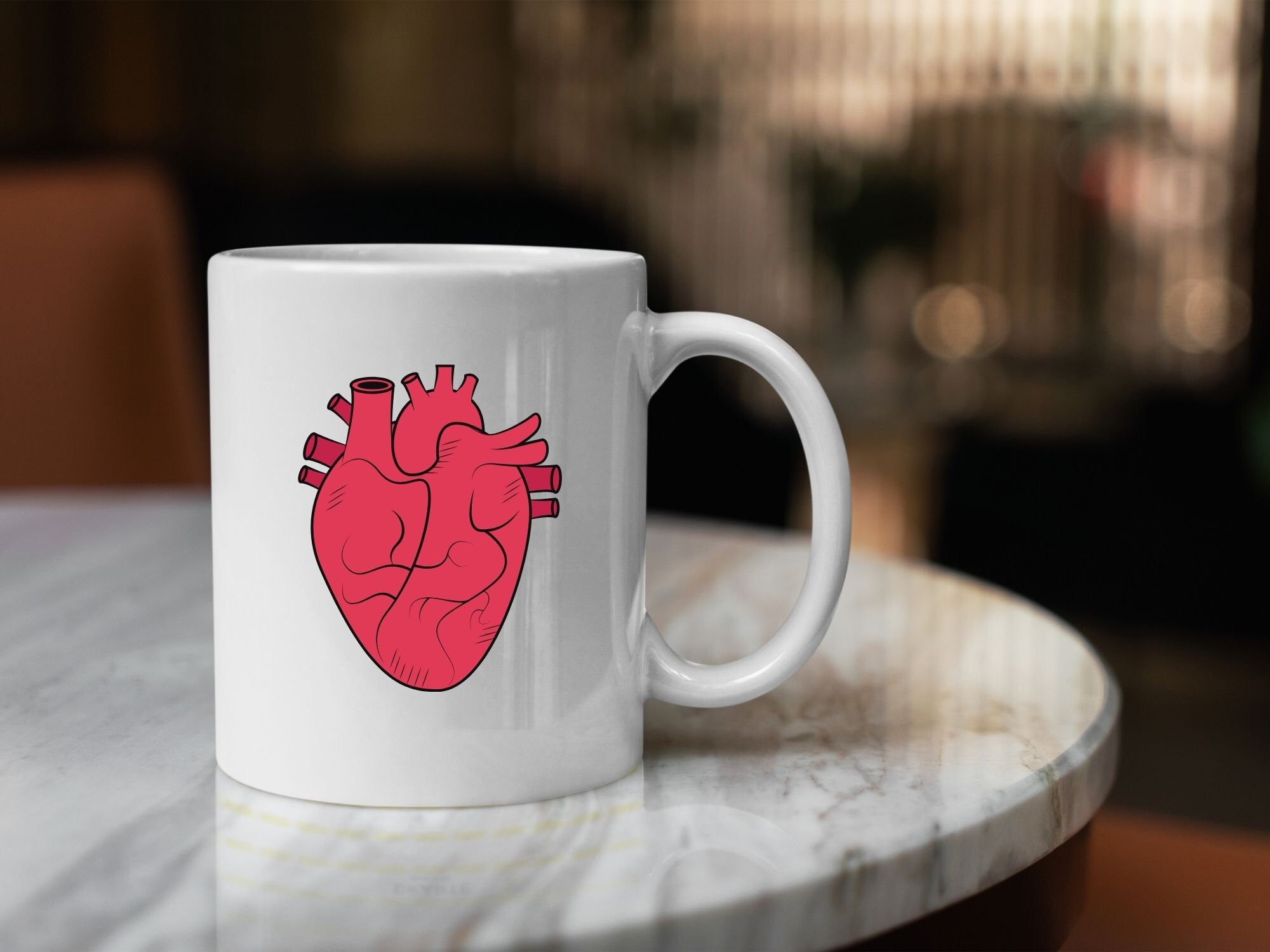 Anatomical Heart Svg Bundle, Flower Heart Svg, Human Heart Svg, Anatomy ...