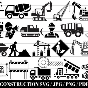 Construction Svg Bundle Construction Trucks Svg Png Bundle Layered Cut ...