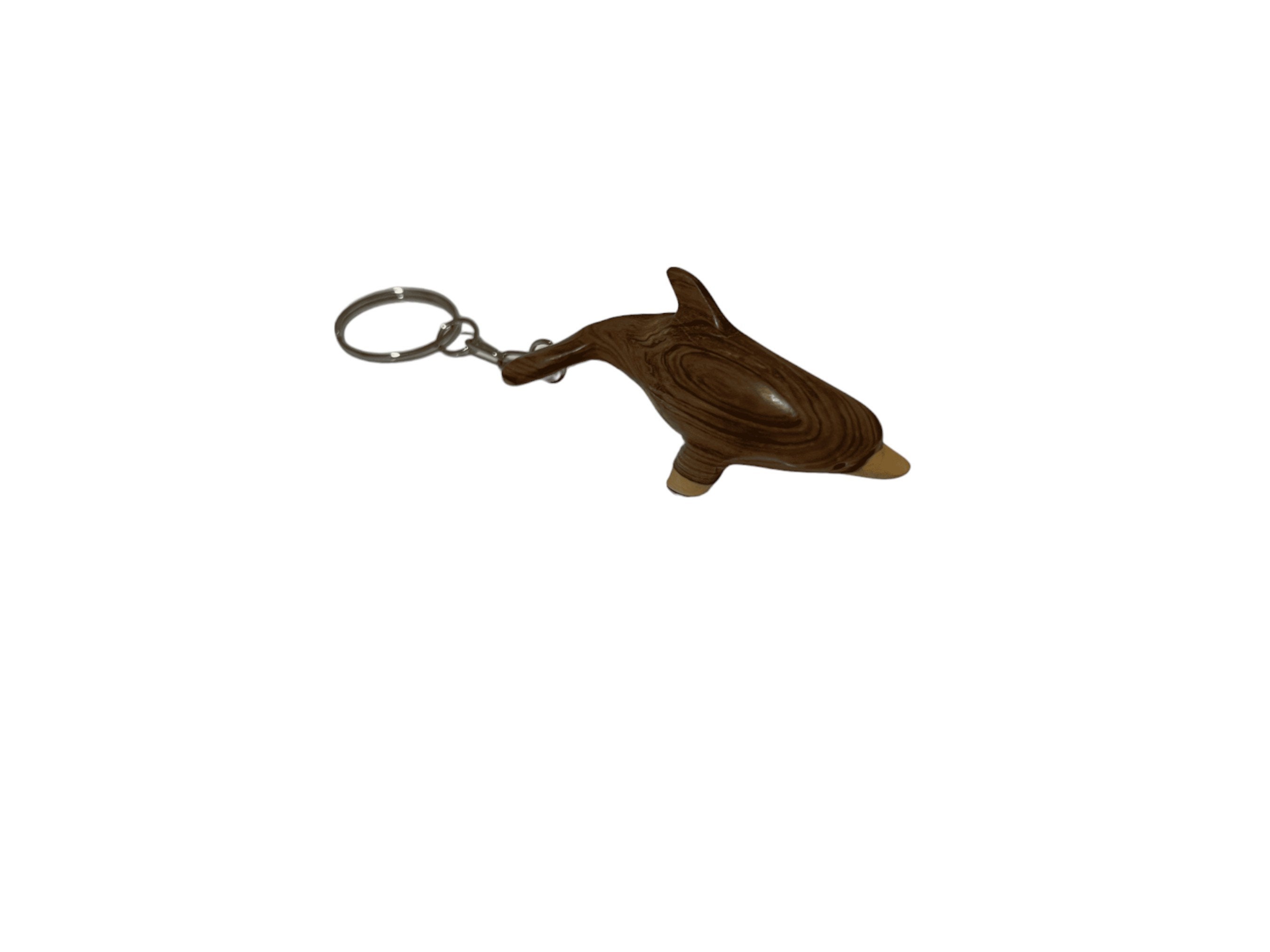 Hand-carved Wood Dolphin Keychain Unique Sea Animal Art Gift Idea - Etsy