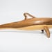 Hand-carved Wooden Dolphin Figurine - Artisan Craftsmanship, Natural ...