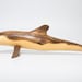 Hand-carved Wooden Dolphin Figurine - Artisan Craftsmanship, Natural ...