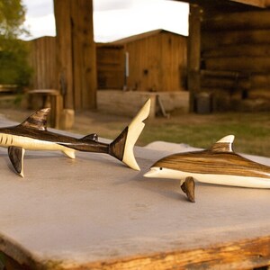 Hand-carved Wooden Hammerhead Shark Sculpture – Marine Art Décor - Etsy