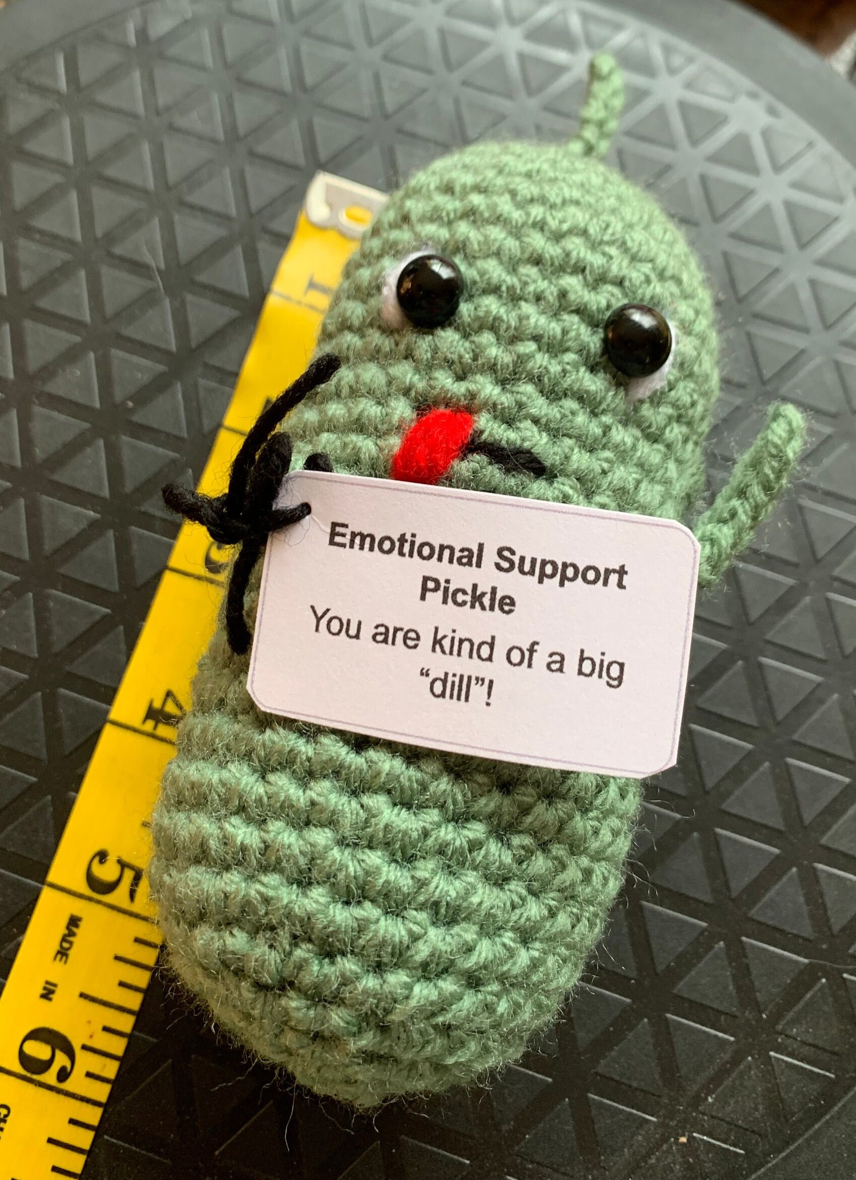 Whimsical Emotional Support Pickle, Handmade Pickle Gift, Sweet ...