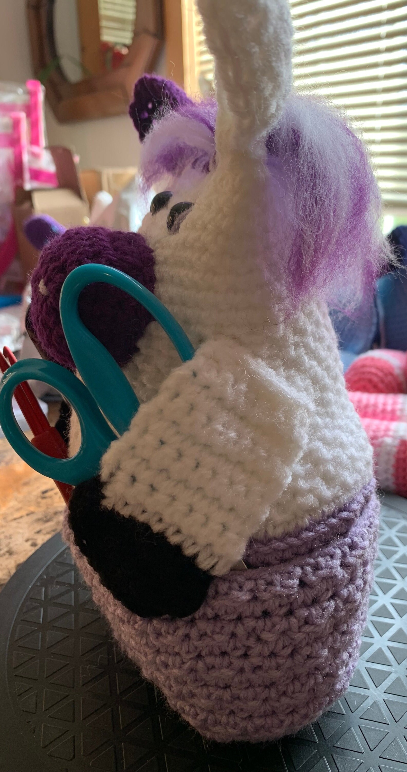 Quirky Cow Desk Organizer & Decor /remote Control Caddy, Handmade ...