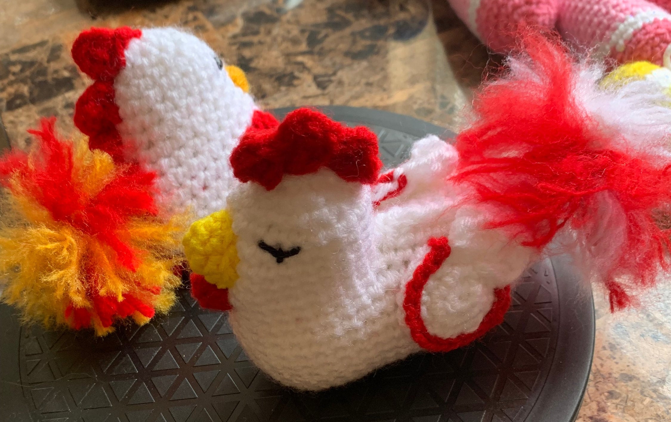 Handmade Crochet Chickens Decor Farmhouse Ready, Baby Chicken Plush ...