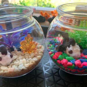 Crochet Goldfish in Fishbowl: Pick Your Fish, Stress-free Desk Pet ...