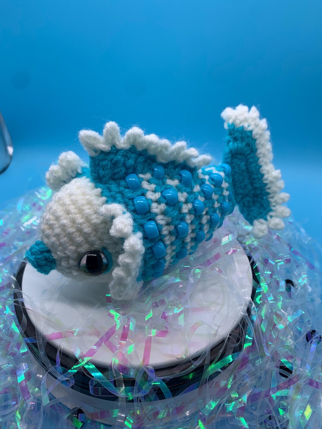 Happy Hands Fidget Fish Plushie Handmade Crochet Fish Plushie, Adorable ...