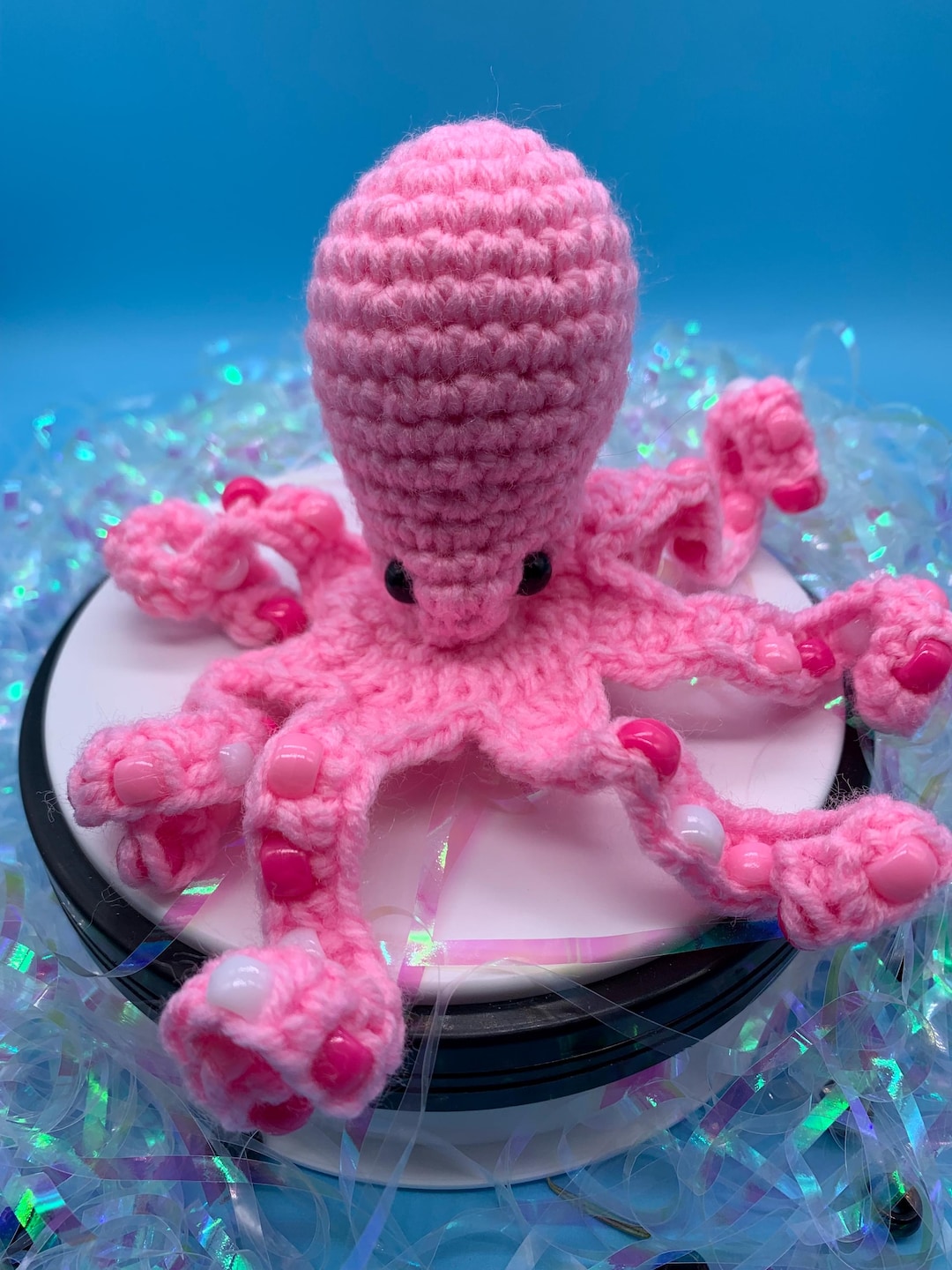 Beaded Crochet Octopus Fidget Toy: Calming Sensory Pal - Etsy