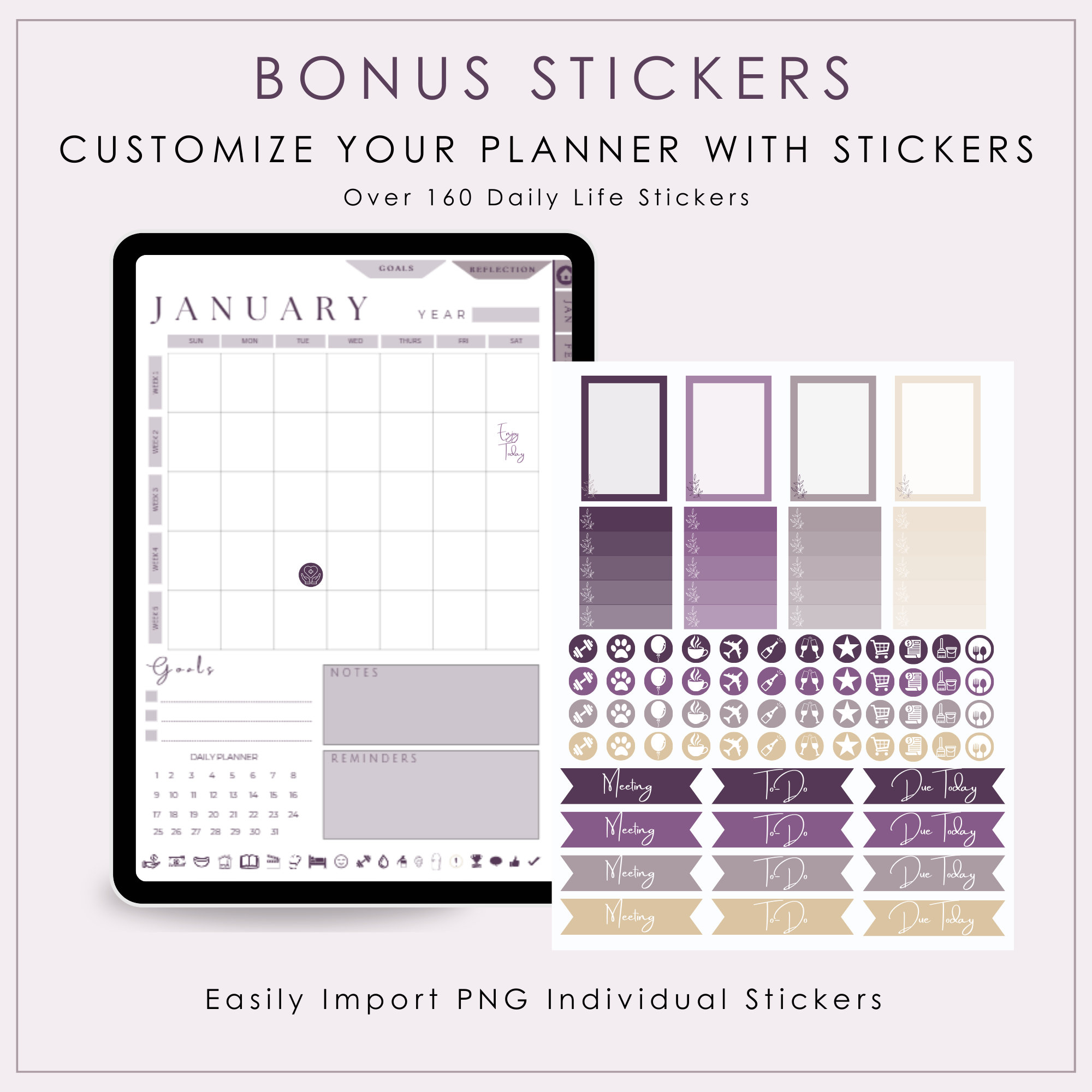 2024 Digital Planner, 2024 Portrait Planner, 2024 Planner, Hyperlinked ...