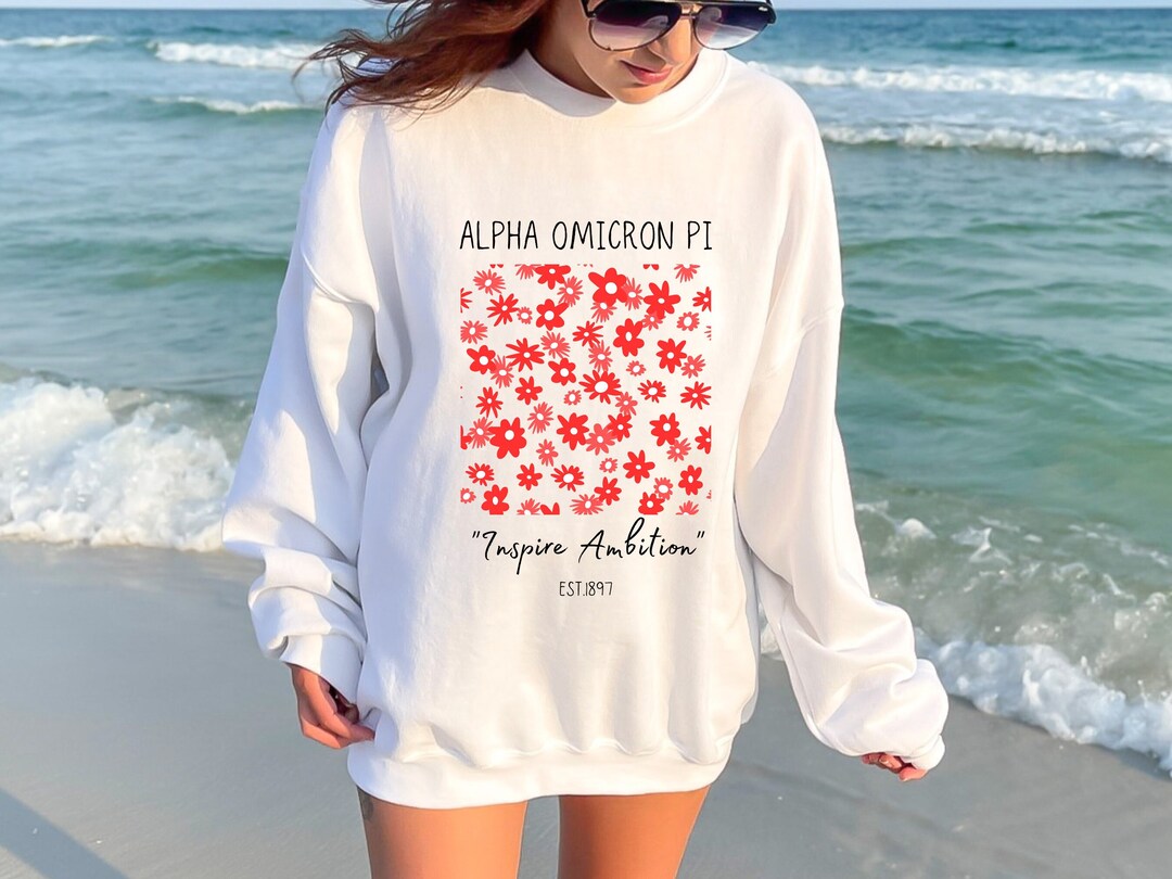 Alpha Omicron Pi Oversized Sweatshirt Sorority Merch Sorority Shirt T ...