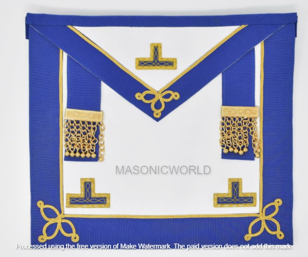 Masonic Regalia Craft Provincial Undress Apron Lambskin New Free Gloves ...