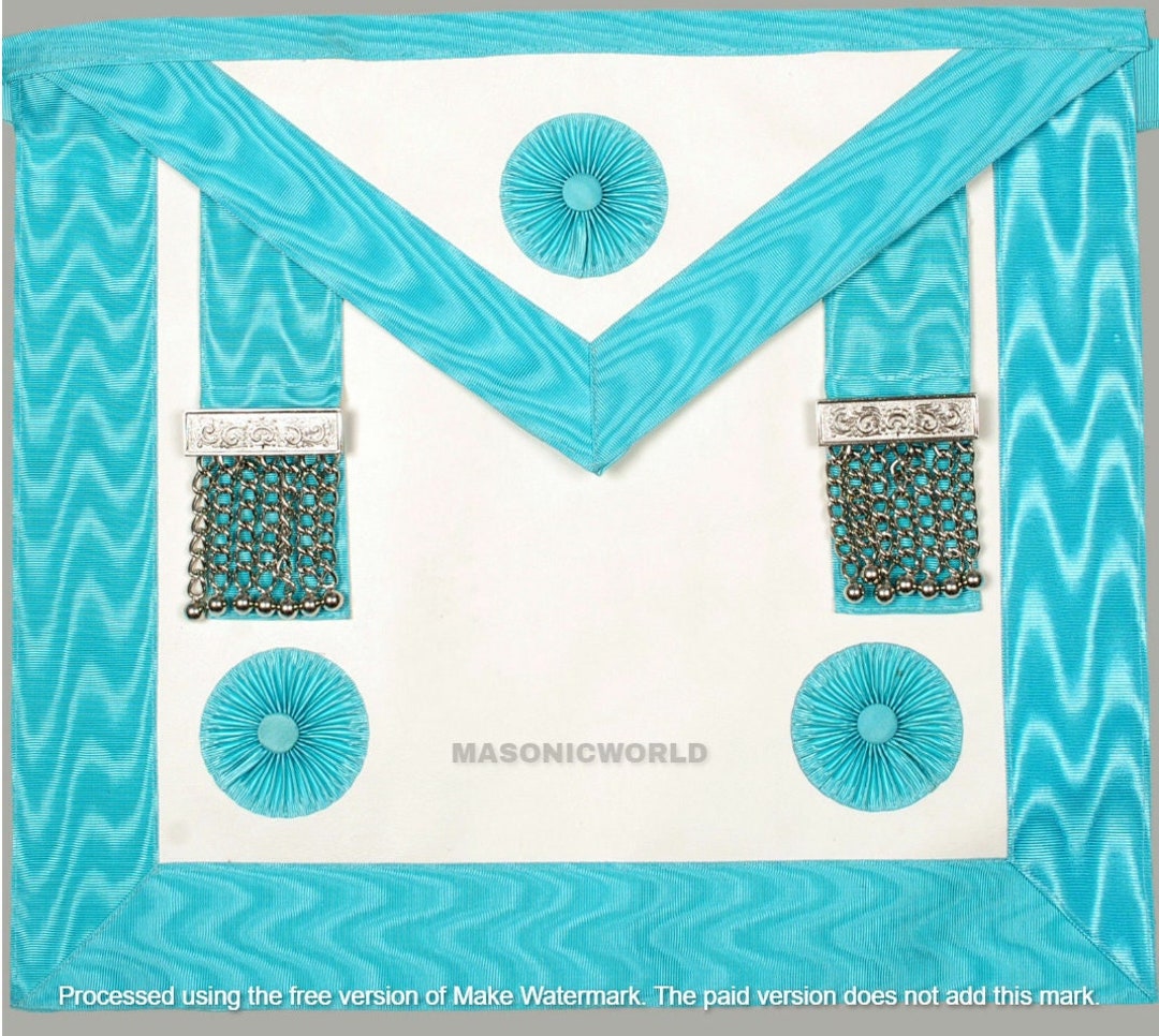 Masonic Regalia Craft Master Mason MM Apron Lambskin Leather BRAND NEW ...