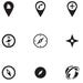 Navigation Icons Set – Map Elements, UI Design (svg, Png, Ai) - Etsy