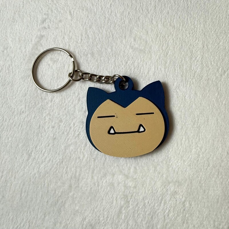 Snorlax Keychain - Etsy