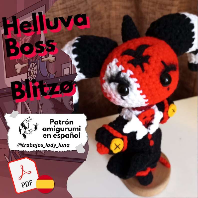 Blitzo - Helluva Boss - Amigurumi Pattern - Etsy
