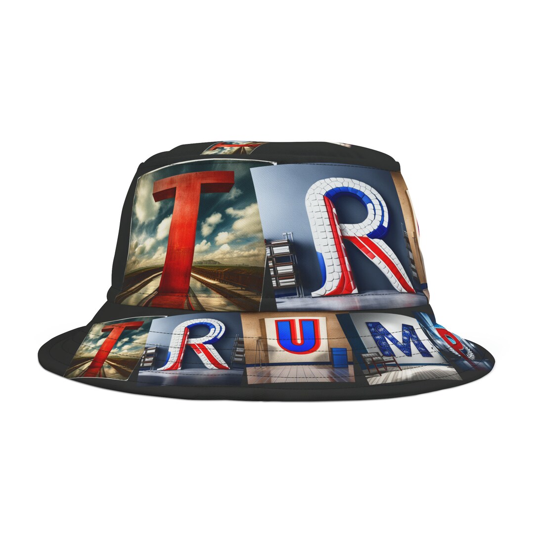 TRUMP 2024, Bucket Hat, TRUMP 2024, Trump 2024 Hat, Gift Trump 2024 ...