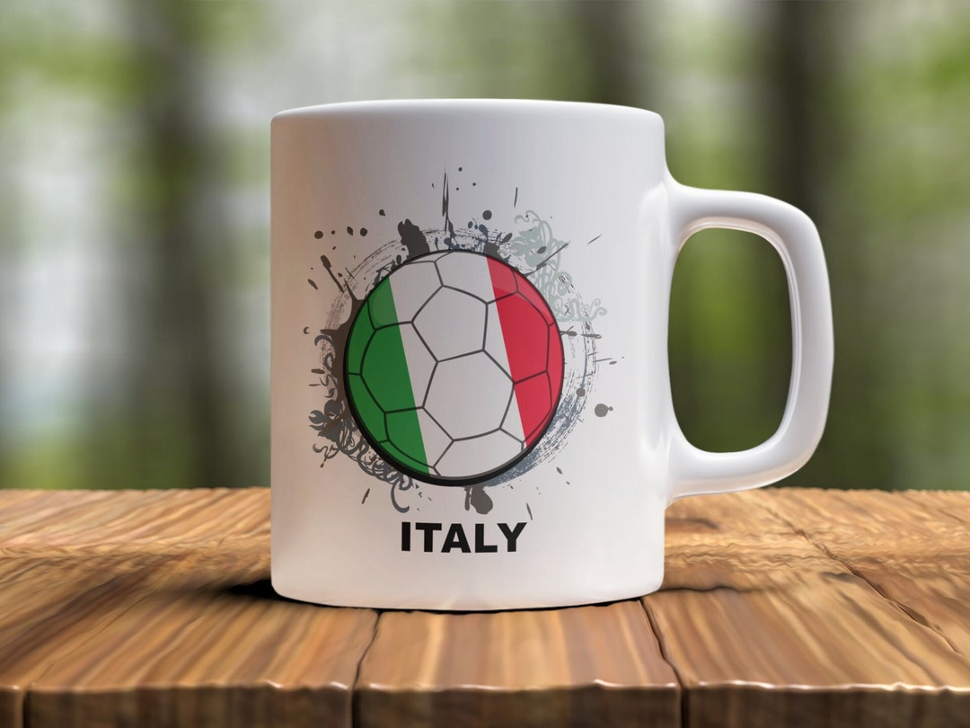 Italy Soccer Mug, Italian Coffee Mug, Italy Flag Mug, Mug for Italy Fan ...