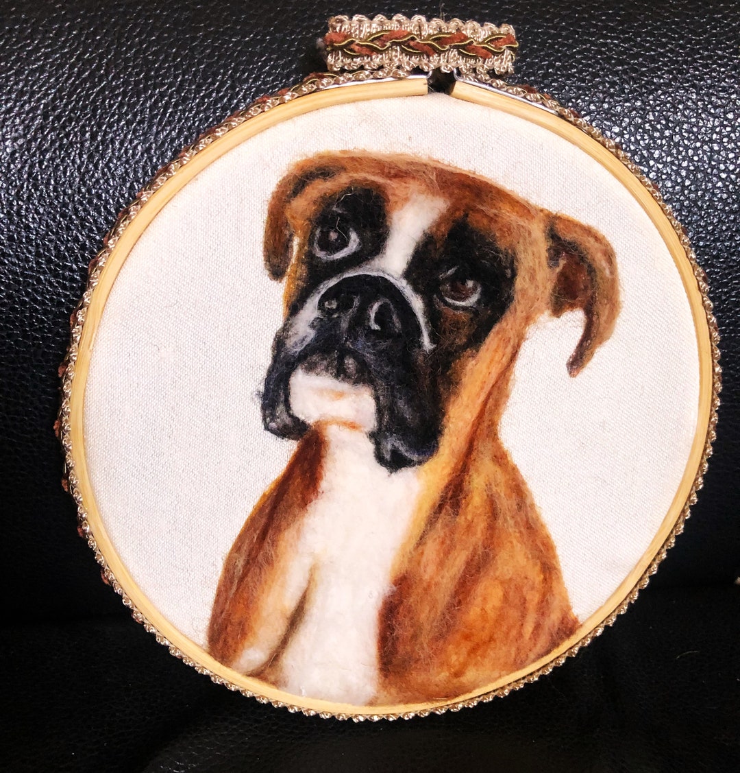 Needle Felting, 2D Wool Painting, Fiber Arts, Custom Wool Portraits ...