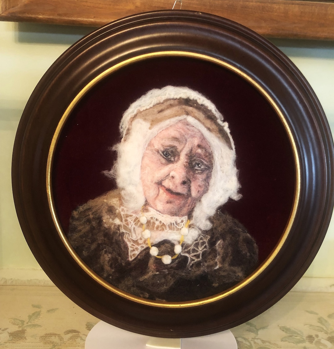 Needle Felting, 2D Wool Painting, Custom Wool Portraits, Special Order ...