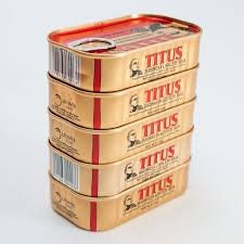 Titus Sardine, Sardine in Soybean Oil, Titus Sardine 125g - Etsy