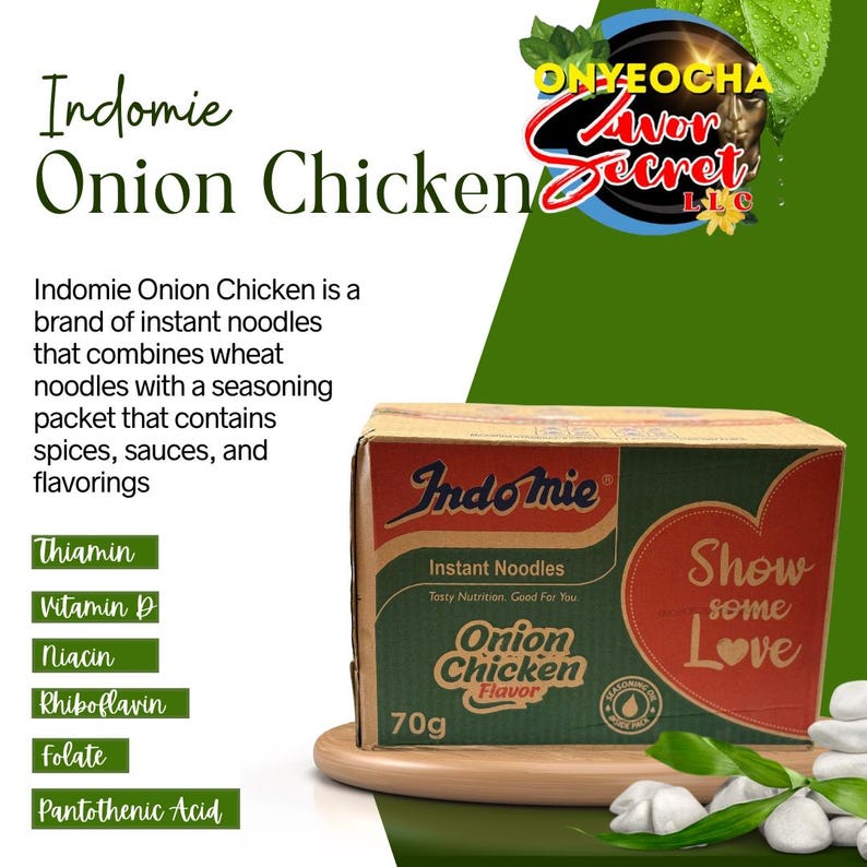 Nigerian Onion Chicken Indomie, Onion Flavor, Onion Noodles 40packs/box ...