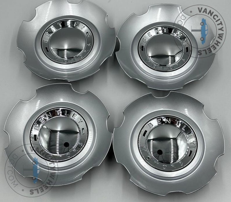 Bentley Wheel Center Cap Black Flying Spur 6 Twin Spoke OEM, Wheel ...