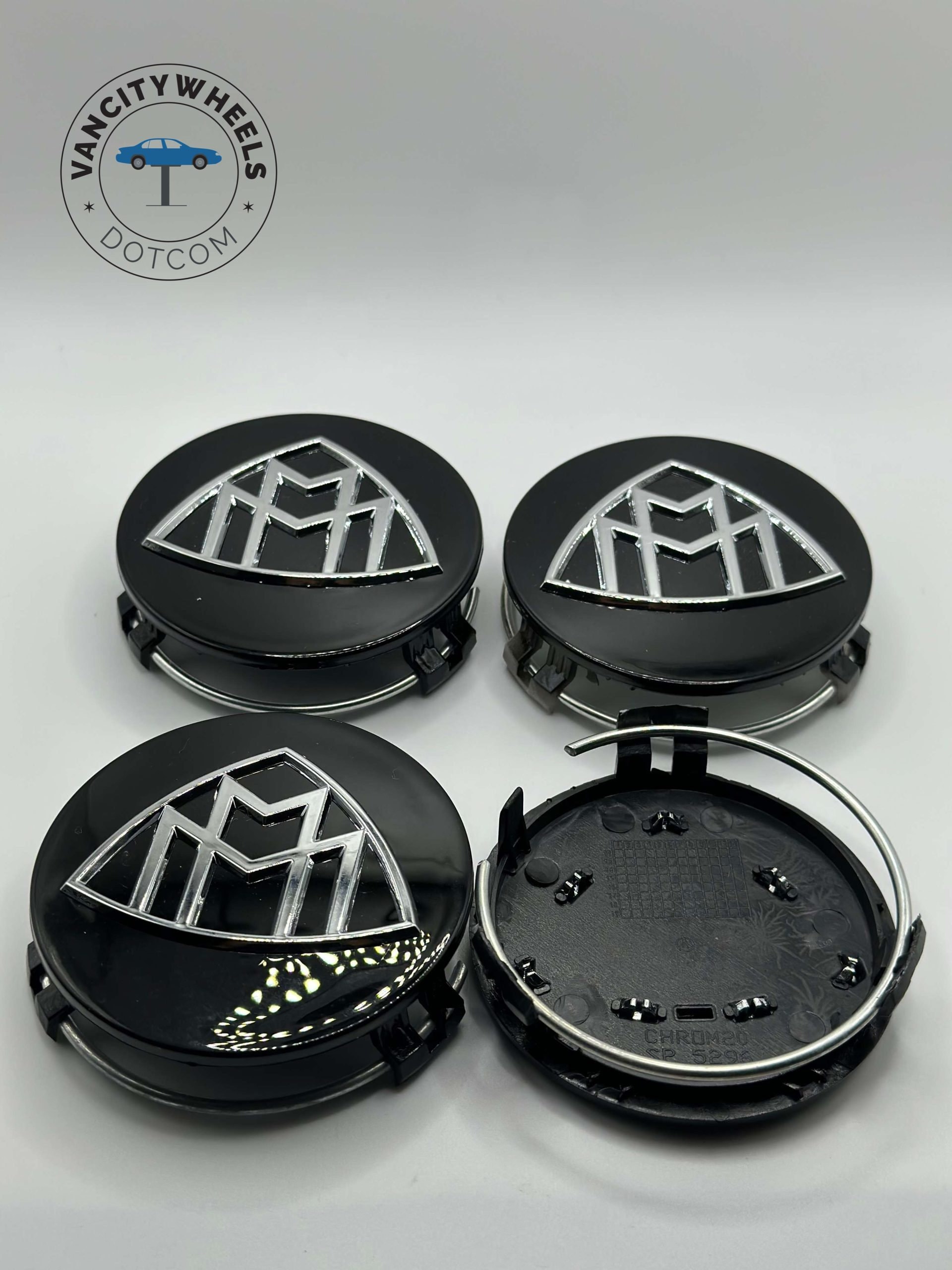 Mercedes Maybach-s Class Wheel Center Caps Takeoff set of 4 Black - Etsy