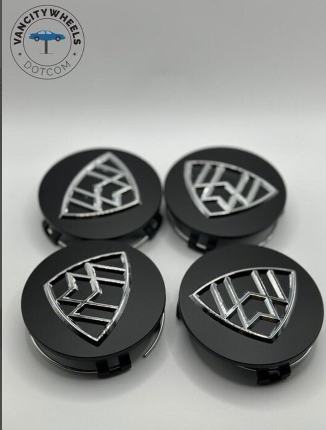 4pcs Mercedes Benz Maybach Matte Black Wheel Center Caps, Mercedes ...
