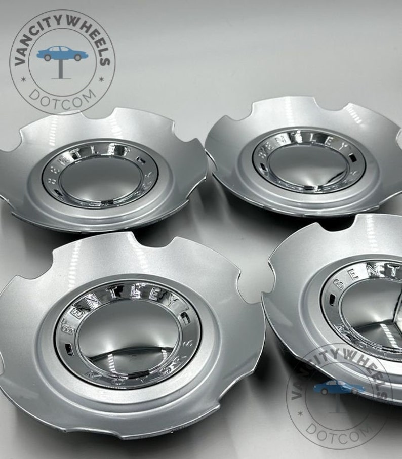 Bentley Wheel Center Cap Black Flying Spur 6 Twin Spoke OEM, Wheel ...