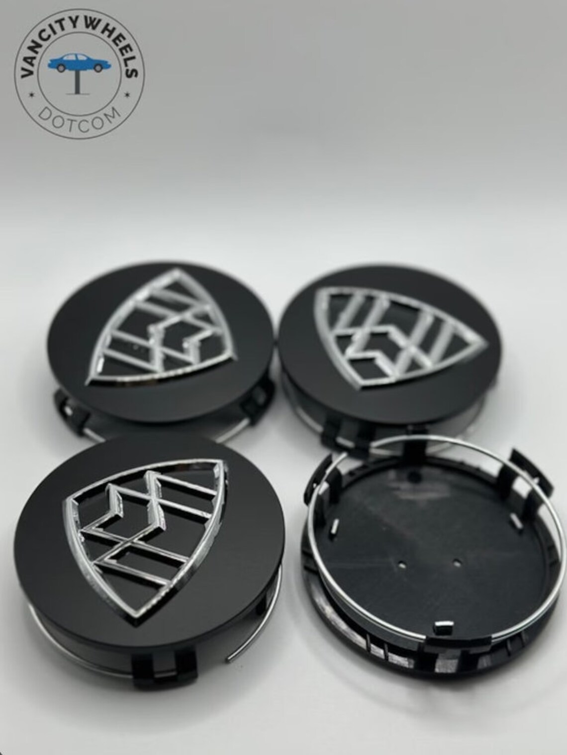 4pcs Mercedes Benz Maybach Matte Black Wheel Center Caps, Mercedes ...