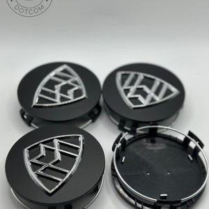 4pcs Mercedes Benz Maybach Matte Black Wheel Center Caps, Mercedes ...