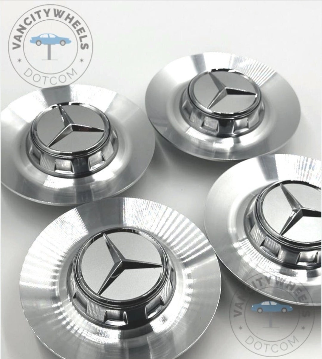 Mercedes Benz A2224002800 144mm/67mm Center Cap Hub Cover Emblem Spoke ...