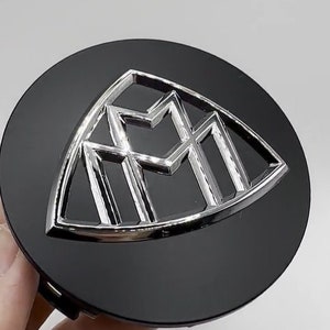 4pcs Mercedes Benz Maybach Matte Black Wheel Center Caps, Mercedes ...