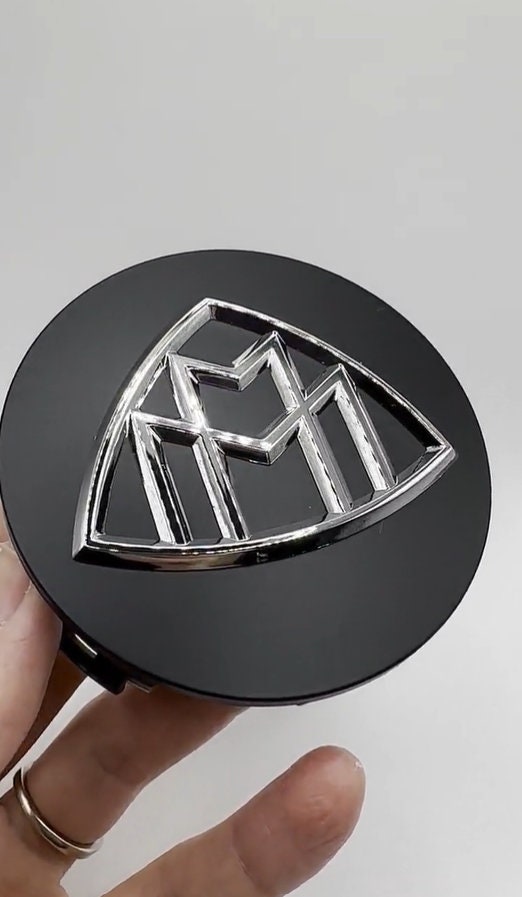 4pcs Mercedes Benz Maybach Matte Black Wheel Center Caps, Mercedes ...