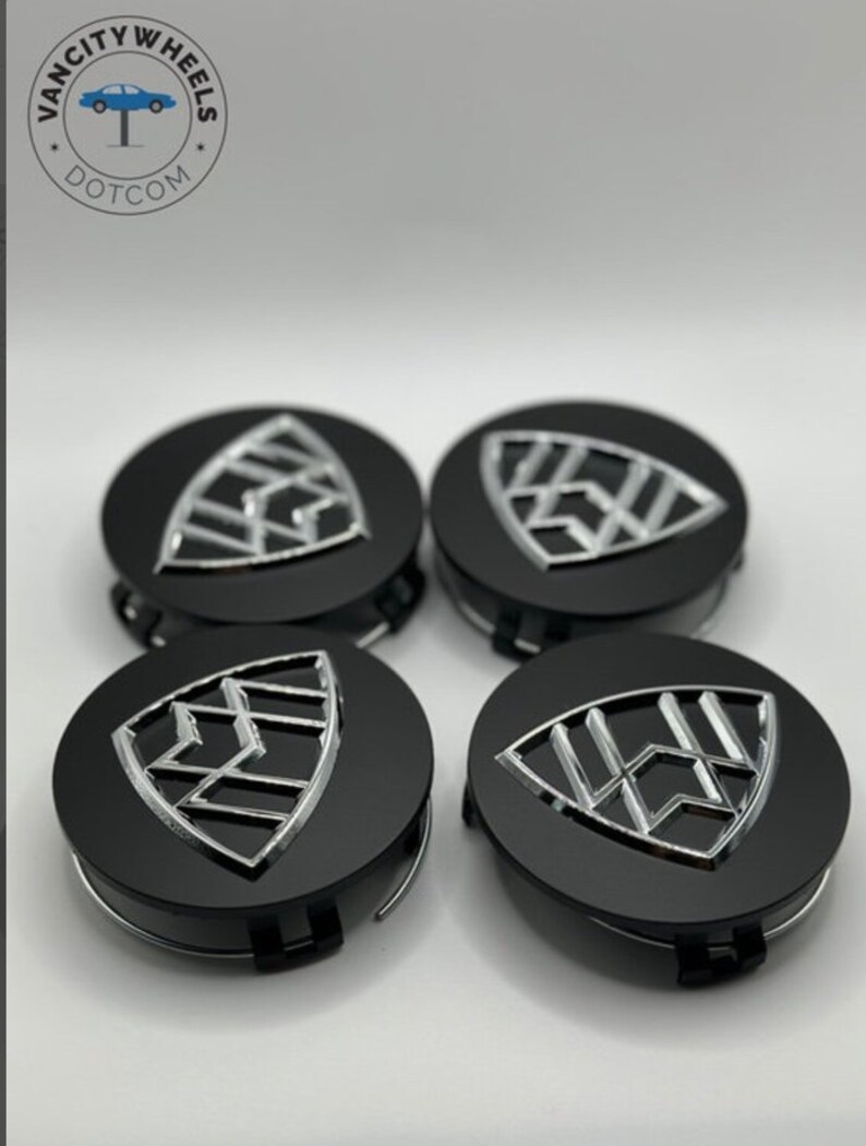 4pcs Mercedes Benz Maybach Matte Black Wheel Center Caps, Mercedes ...