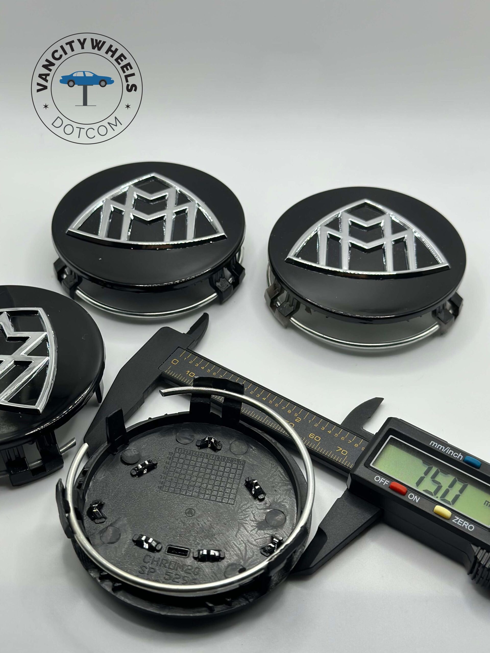 Mercedes Maybach-s Class Wheel Center Caps Takeoff set of 4 Black - Etsy