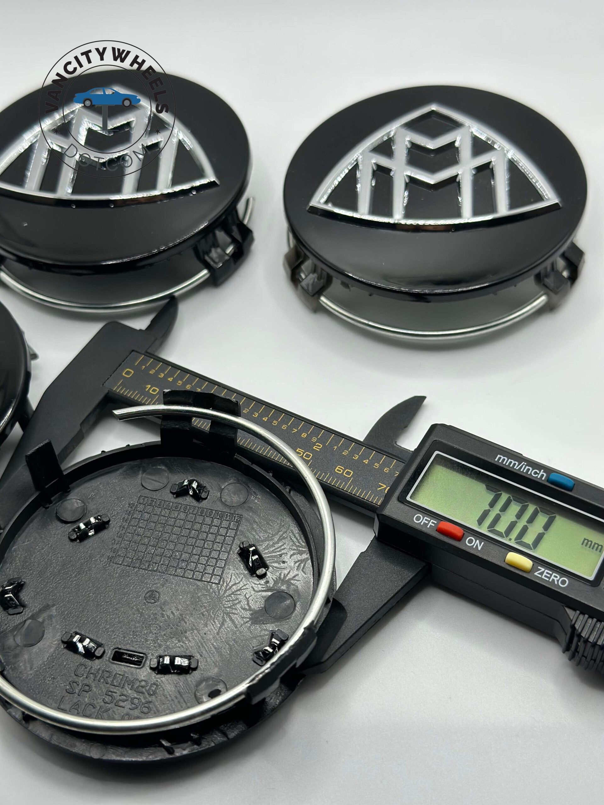 Mercedes Maybach-s Class Wheel Center Caps Takeoff set of 4 Black - Etsy