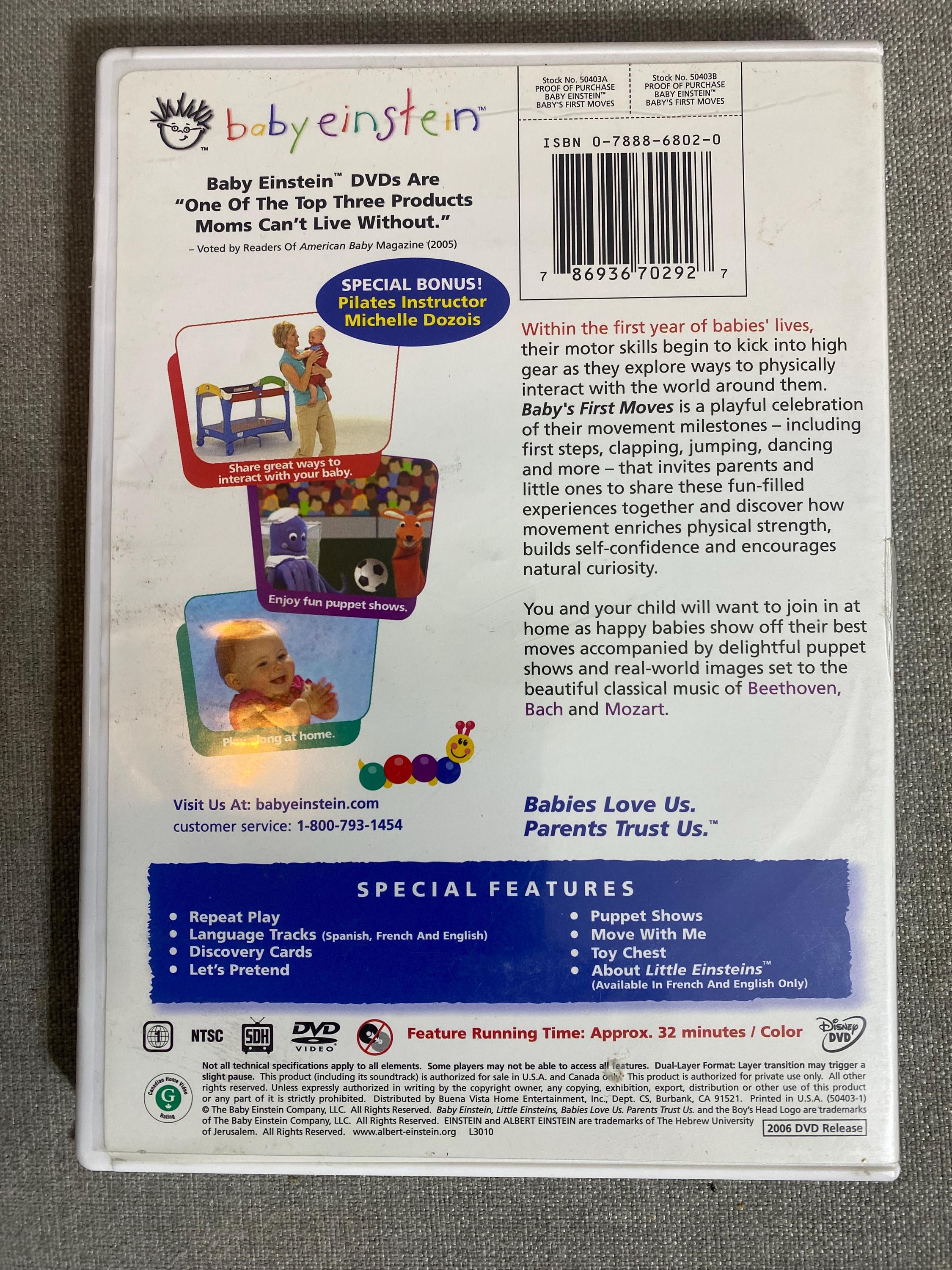Baby Einstein - Baby's First Moves - Etsy