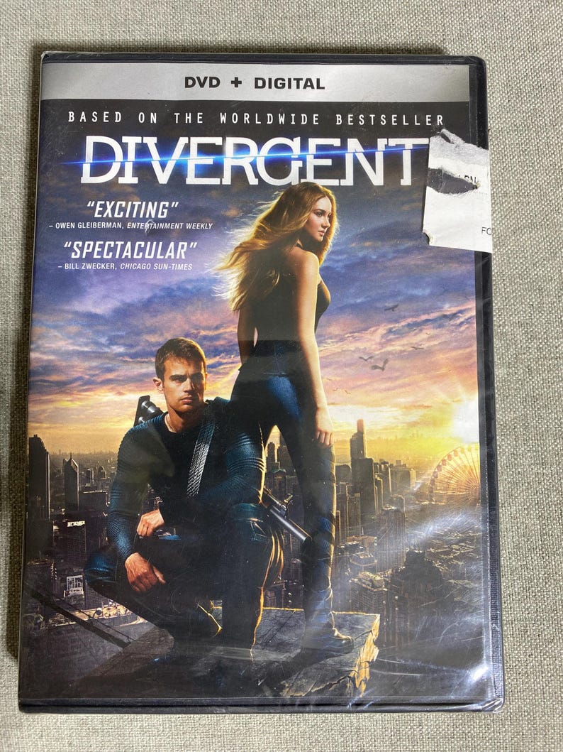 Divergent [DVD + Digital], Shailene Woodley, New DVD, Factory Sealed - Etsy